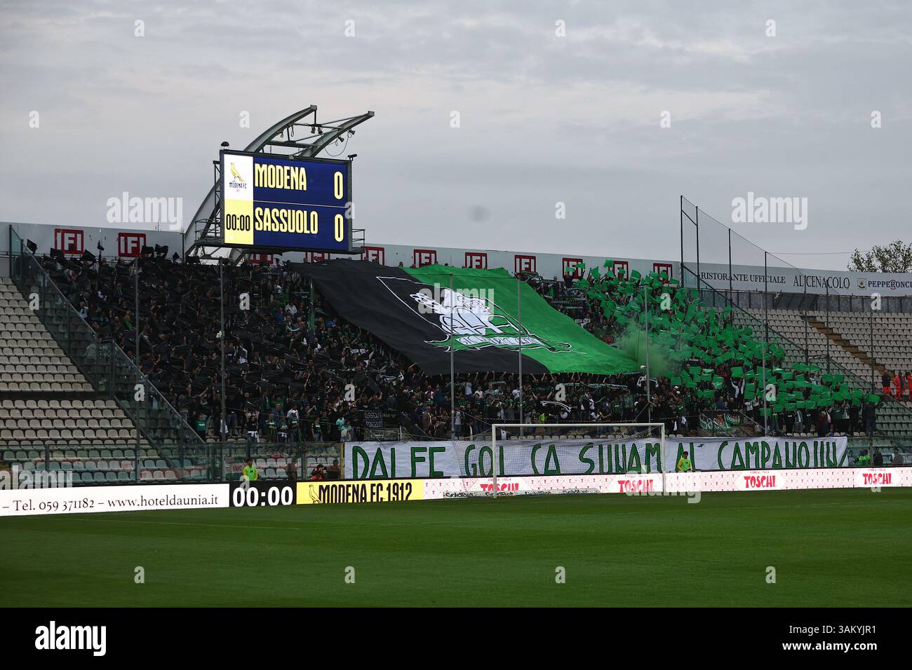 Supporters (Sassuolo) ; during the Italian "Serie BÓ match between ...