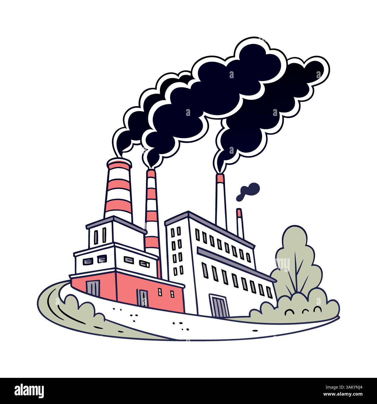 Air pollution vector illustration Stock Vector Image & Art - Alamy
