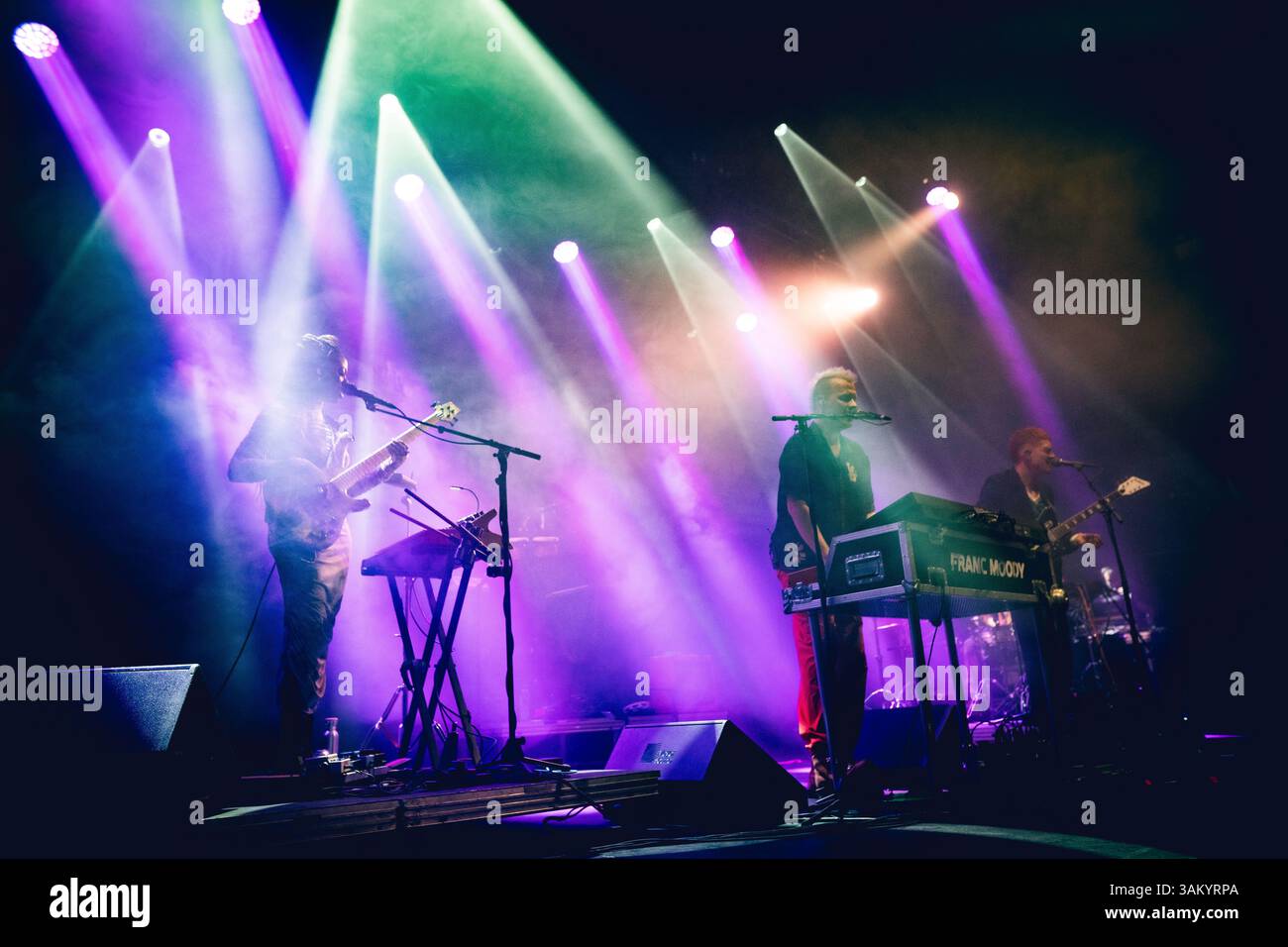 Copenhagen, Denmark. 12th Apr, 2025. The English musical duo Franc ...