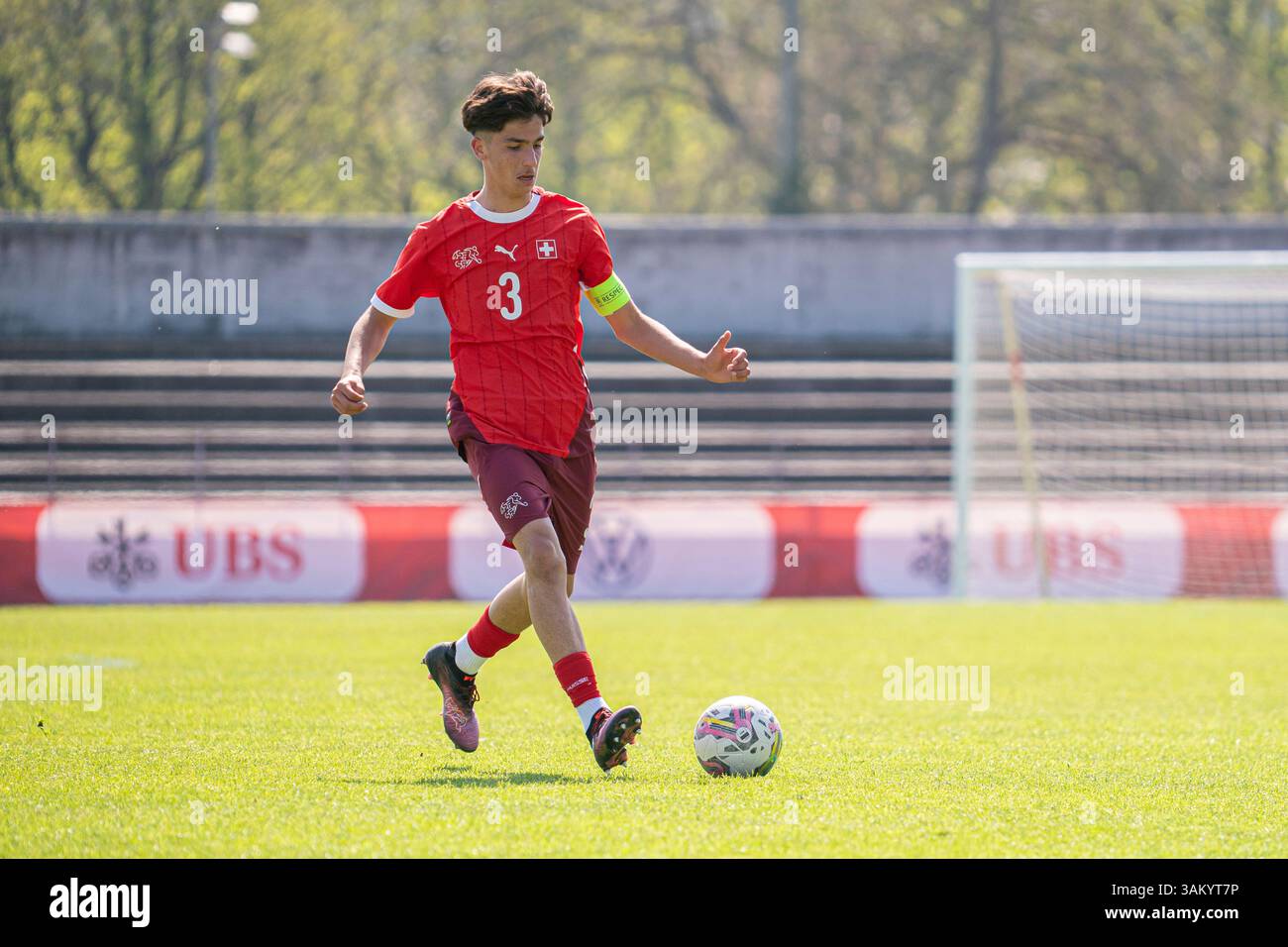 Basel, Switzerland, April 10th 2025 Gentian Ponik (3 Switzerland) in ...