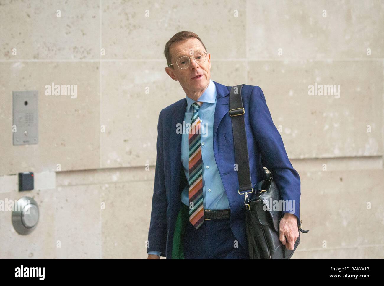 April 13, 2025, London, England, United Kingdom: ANDY STREET arrives at ...