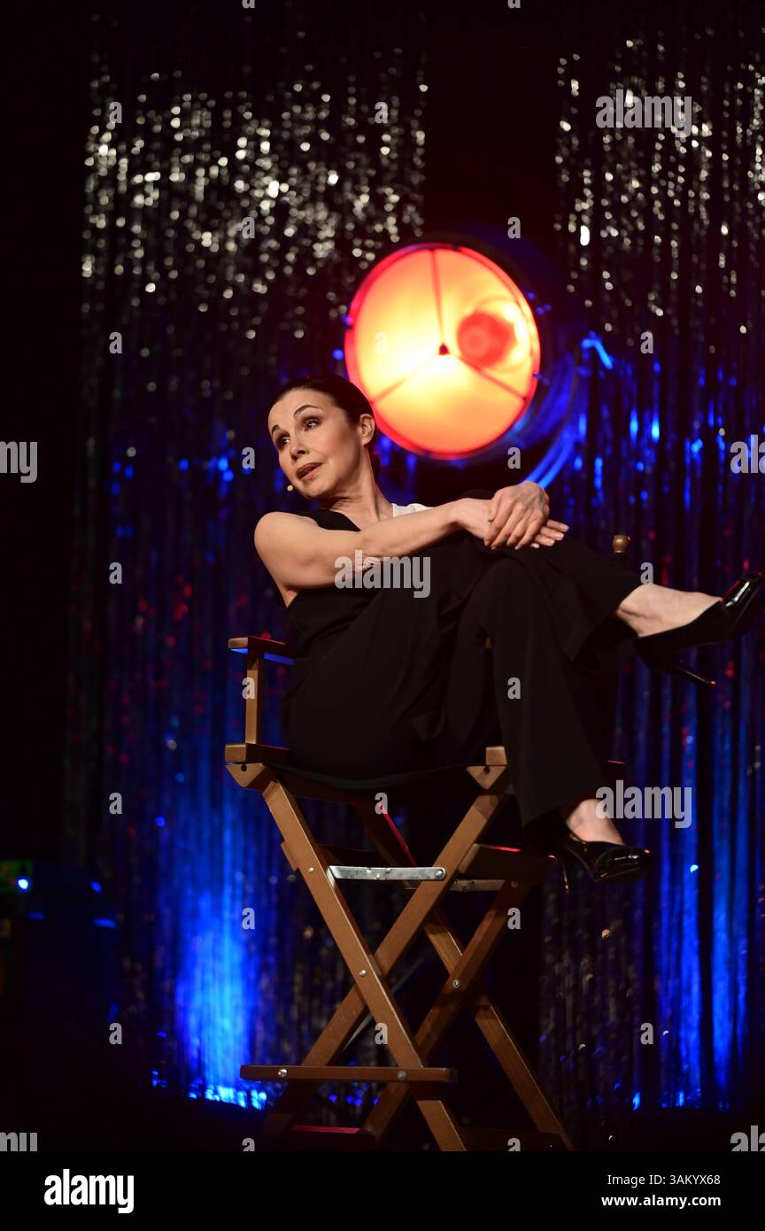 Katrin Weber mit ihrem Programm Fast wie im Kino in der Messe- und Veranstaltungshalle. Löbau ...