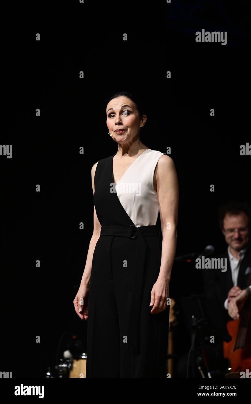 Katrin Weber mit ihrem Programm Fast wie im Kino in der Messe- und Veranstaltungshalle. Löbau ...