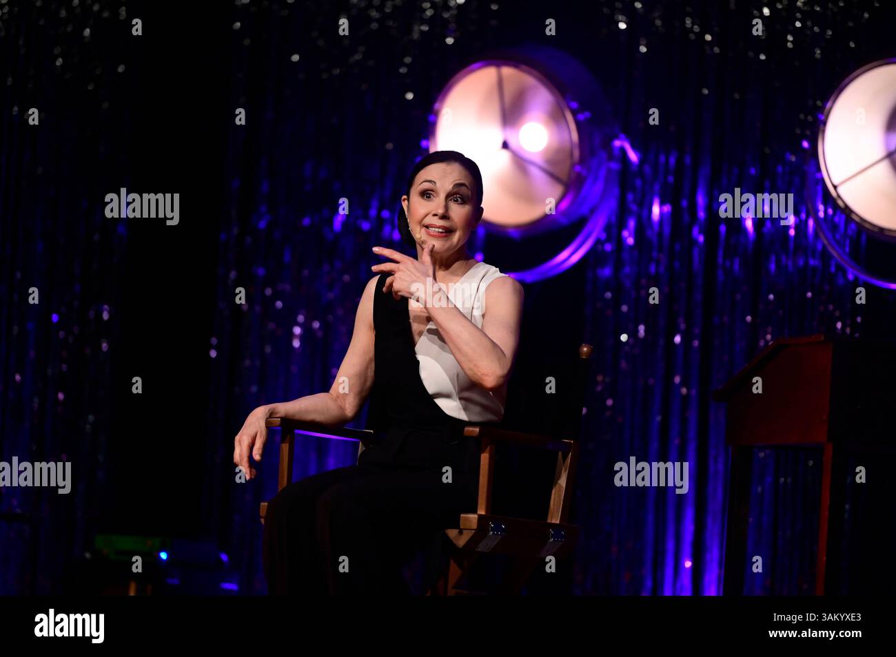 Katrin Weber mit ihrem Programm Fast wie im Kino in der Messe- und Veranstaltungshalle. Löbau ...