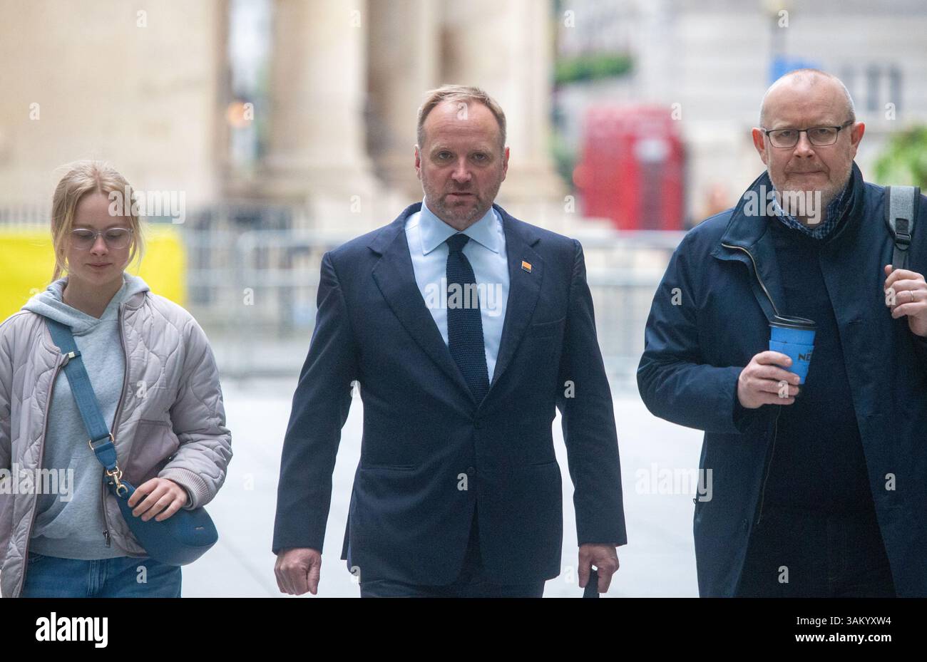 London, England, UK. 13th Apr, 2025. GMB General Secretary GARY SMITH ...
