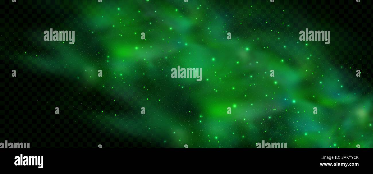 Starry neon magic dust shimmers throughout.Realistic texture of ...