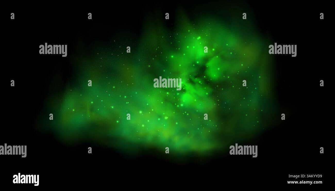Starry neon magic dust shimmers throughout.Realistic texture of ...