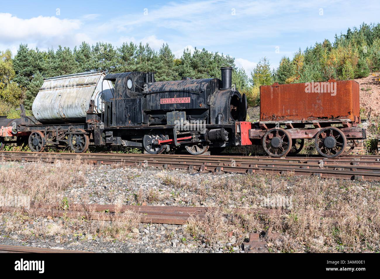 Operational South Durham Malleable No 5 vintage 0-4-0 Steam Locomotive ...