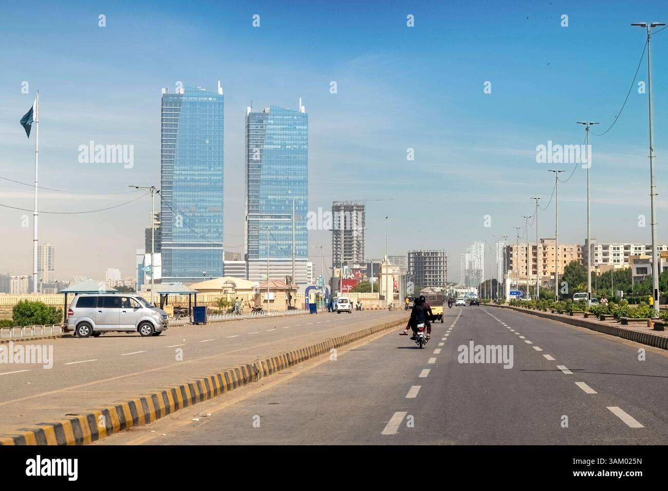 Beautiful Dolmen Twin Tower Clifton Karachi at sea view Beach Karachi ...