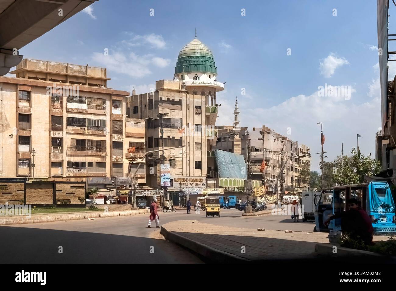 Kanzul Eman Masjid gurumandir chowrangi Karachi Pakistan Stock Photo ...