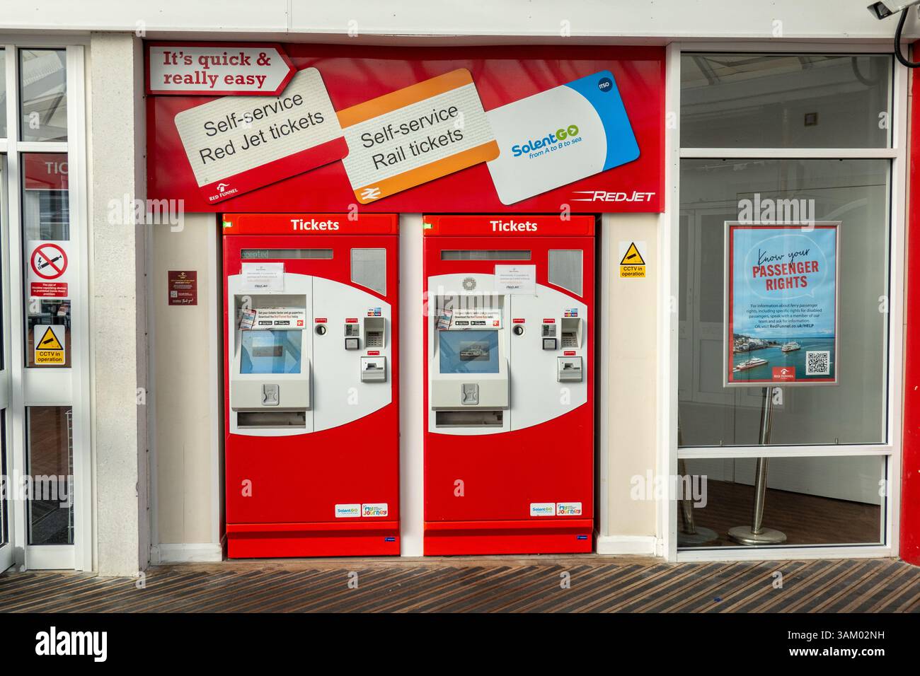The Red Jet Ticket Office And Waiting Room In Southampton For The High ...