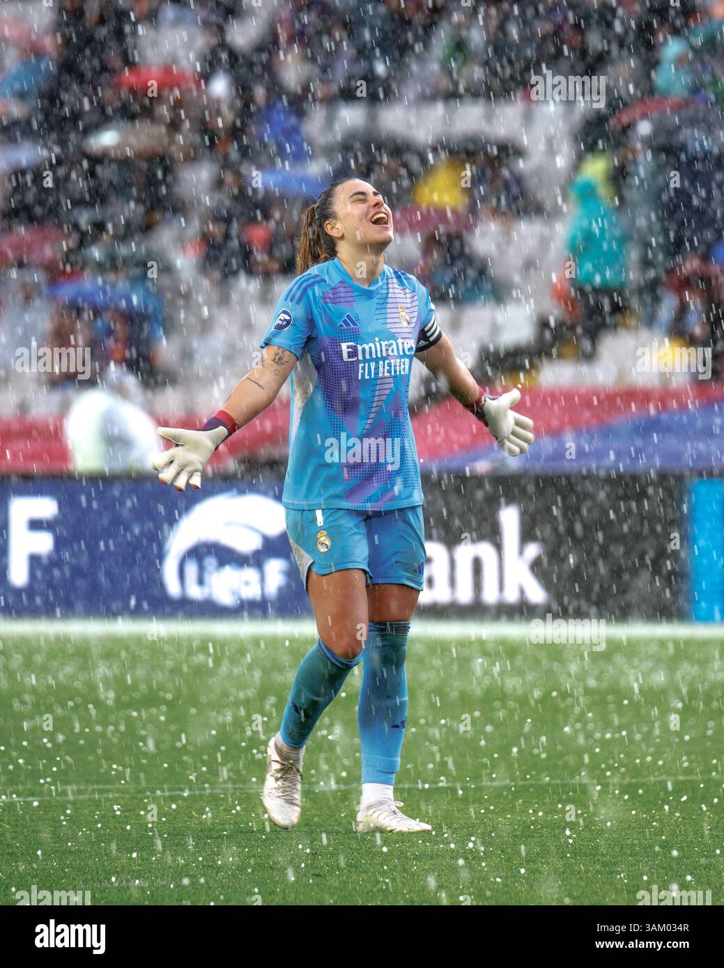 Barcelona, Spain. 23th March, 2025. Misa Rodriguez celebrates the ...