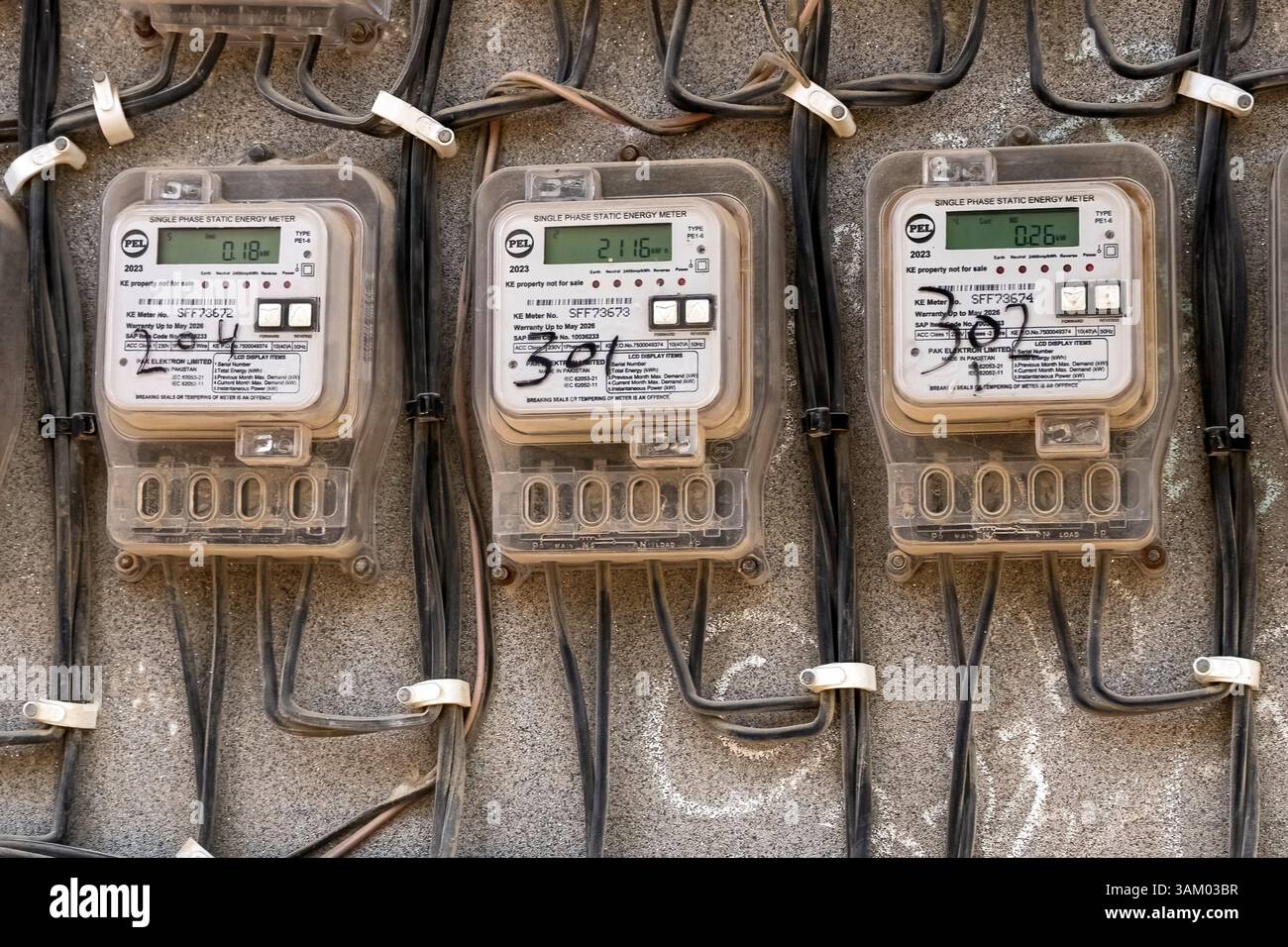 Electricity power box meters for home electrical appliances, electric ...