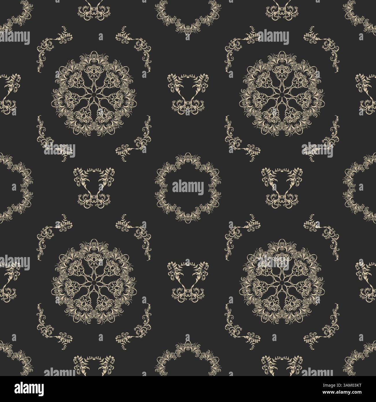 Gothic revival wallpaper hi-res stock photography and images - Alamy