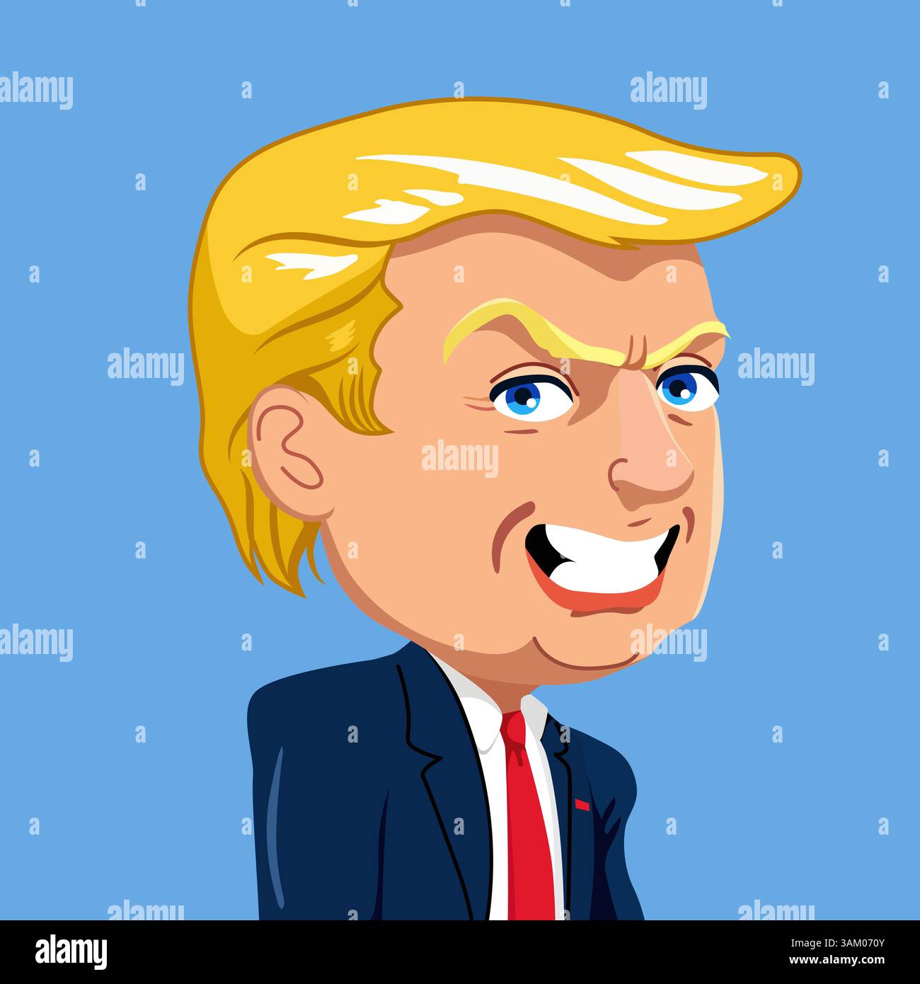 Donald trump funny face hi-res stock photography and images - Alamy