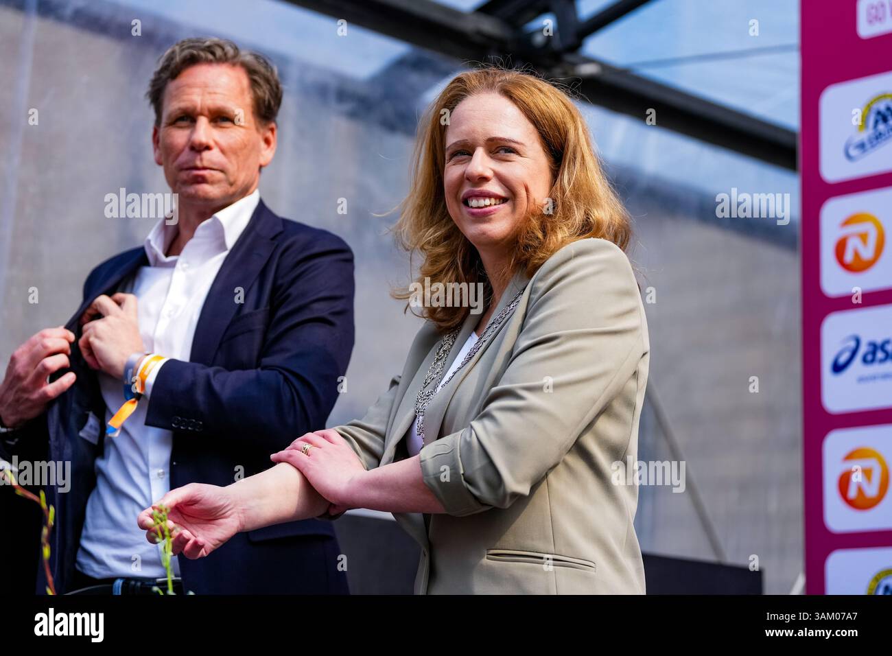 Rotterdam, Netherlands. 13th Apr, 2025. Rotterdam - Mayor of Rotterdam ...