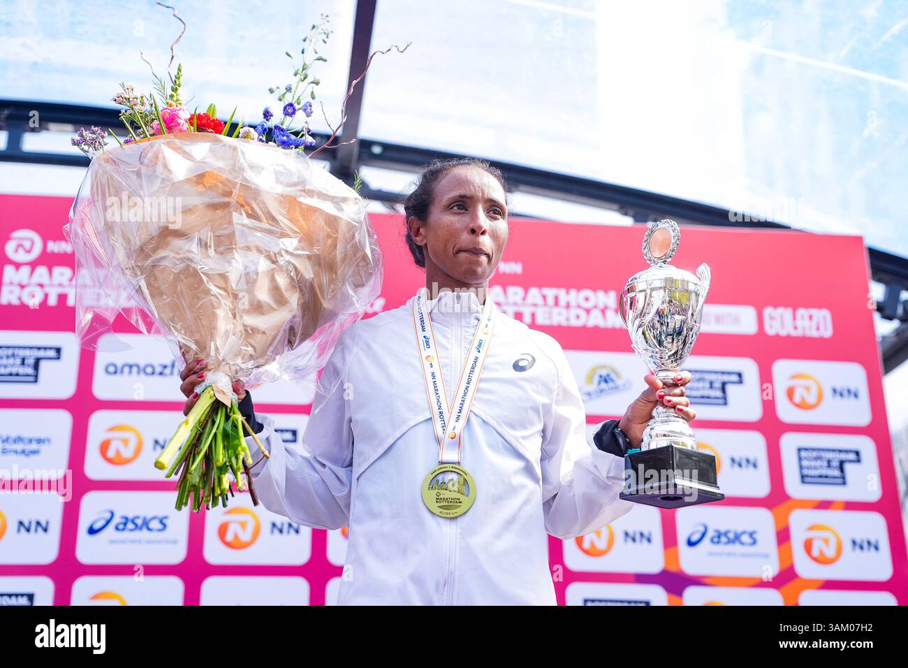 Rotterdam, Netherlands. 13th Apr, 2025. Rotterdam - 3rd place winner ...