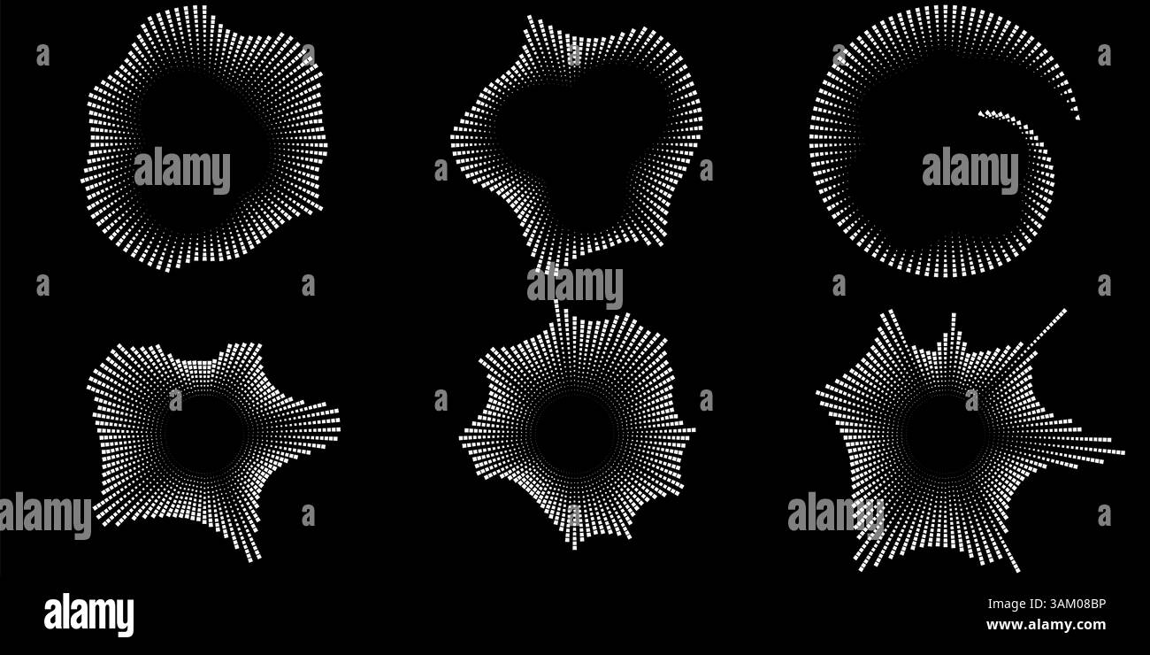 Digital EQ Music Equalizer. Sound Wave Design Element. Speaking Sound ...