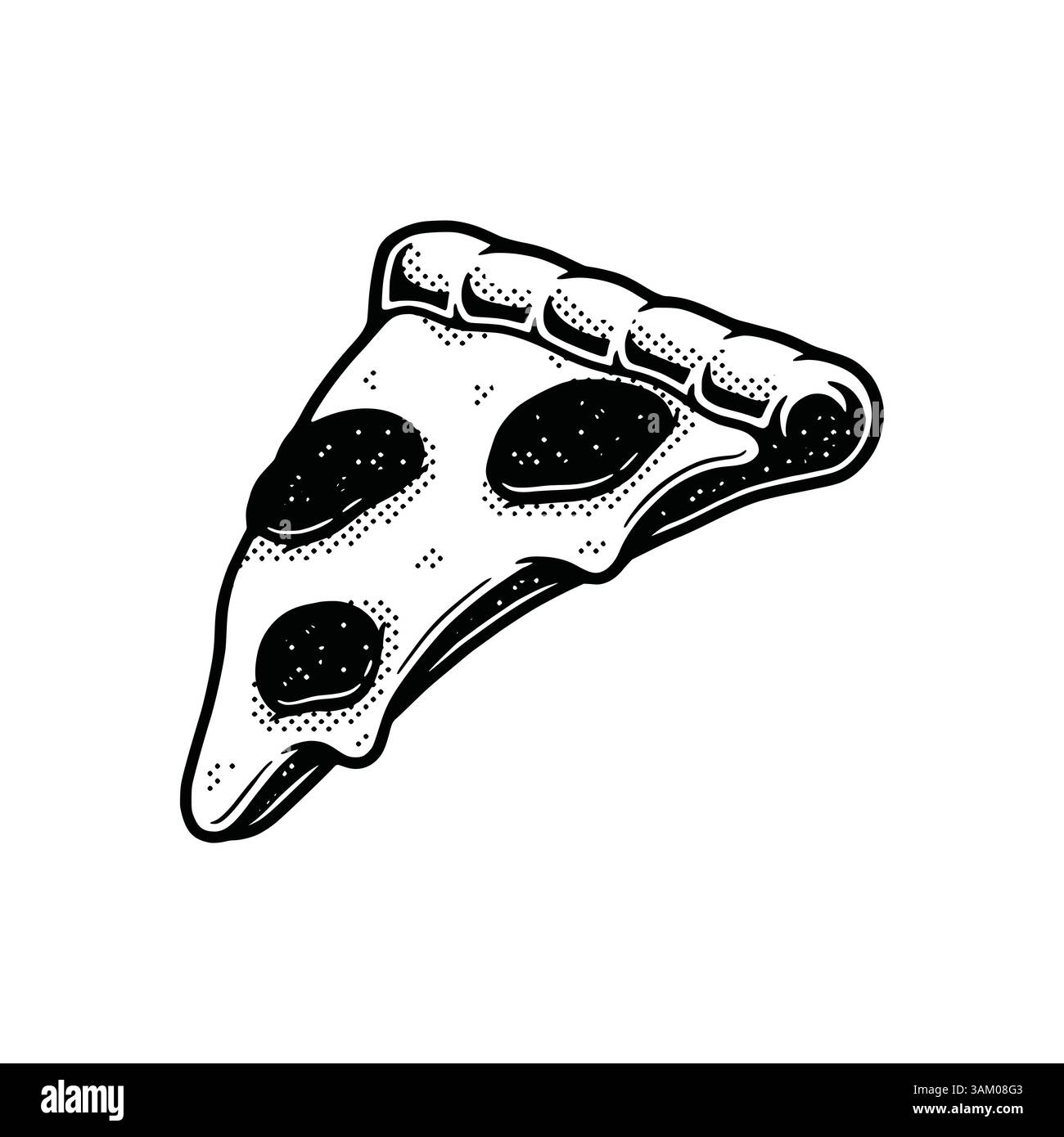 Slice of pizza design concept. Pizza slice with melted cheese ...