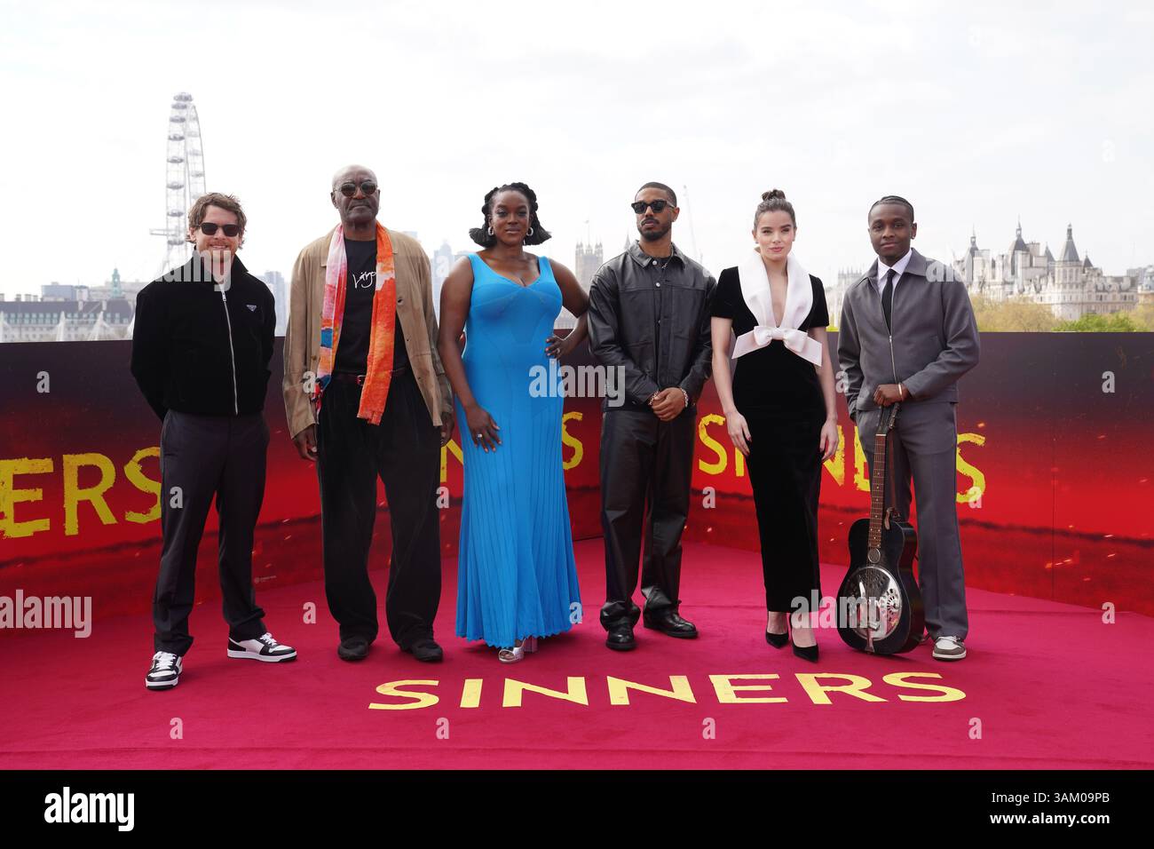 (left-right) Jack O'Connell, Delroy Lindo, Wunmi Mosaku, Micheal B ...