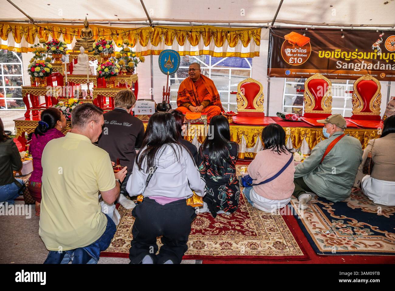 buddhapadipa Temple, Wimbledon, London 13 April 2025 The Songkran ...
