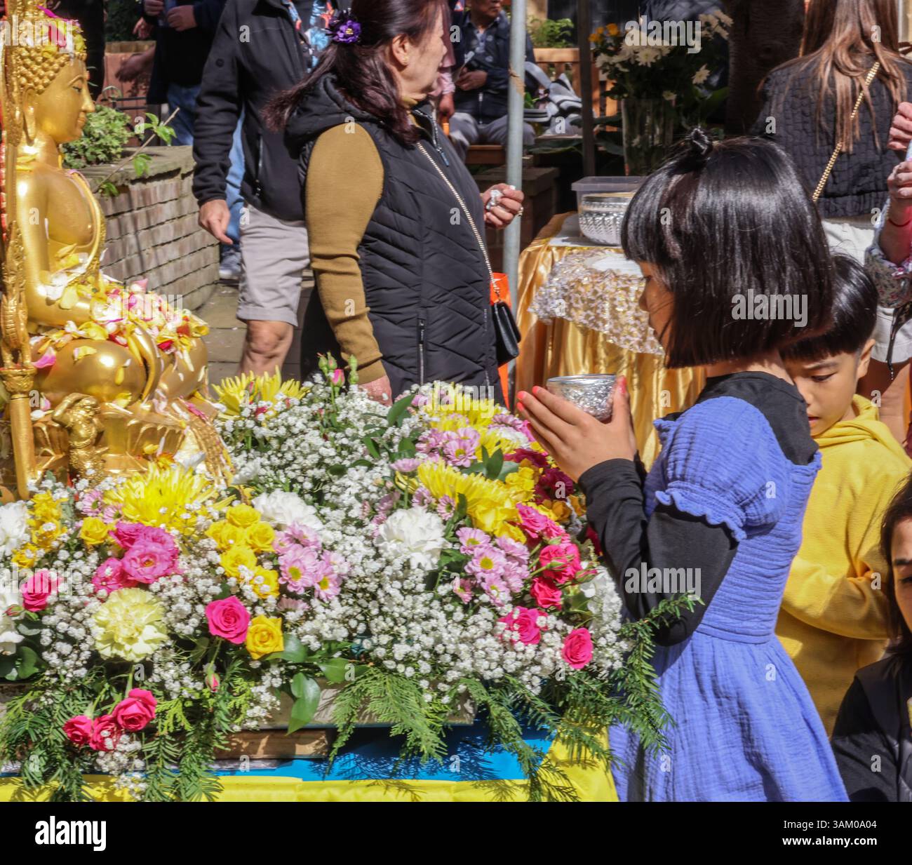 Buddhapadipa Temple, Wimbledon, London 13 April 2025 The Songkran ...