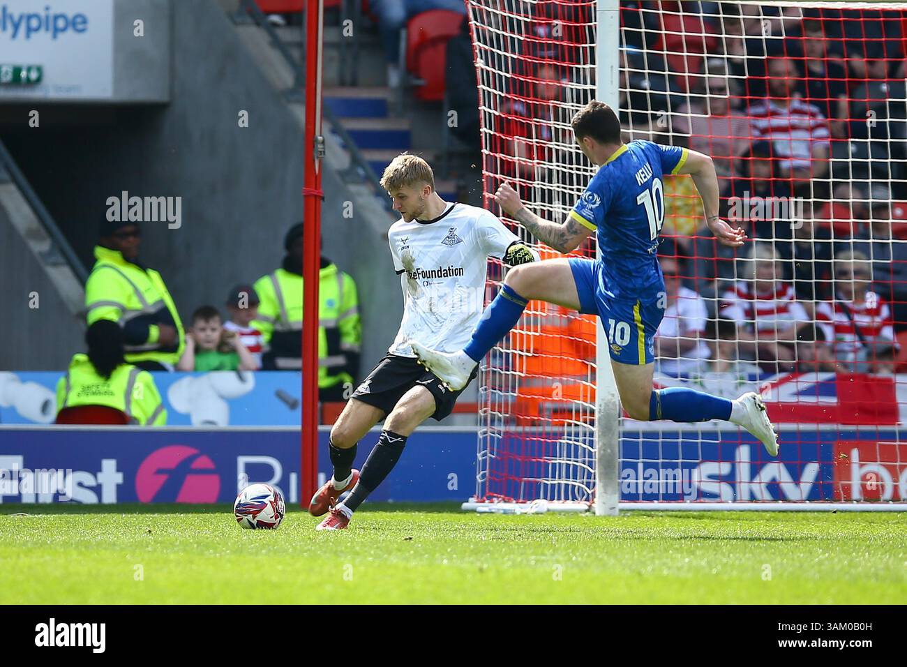 Eco - Power Stadium, Doncaster, England - 12th April 2025 Teddy Sharman ...