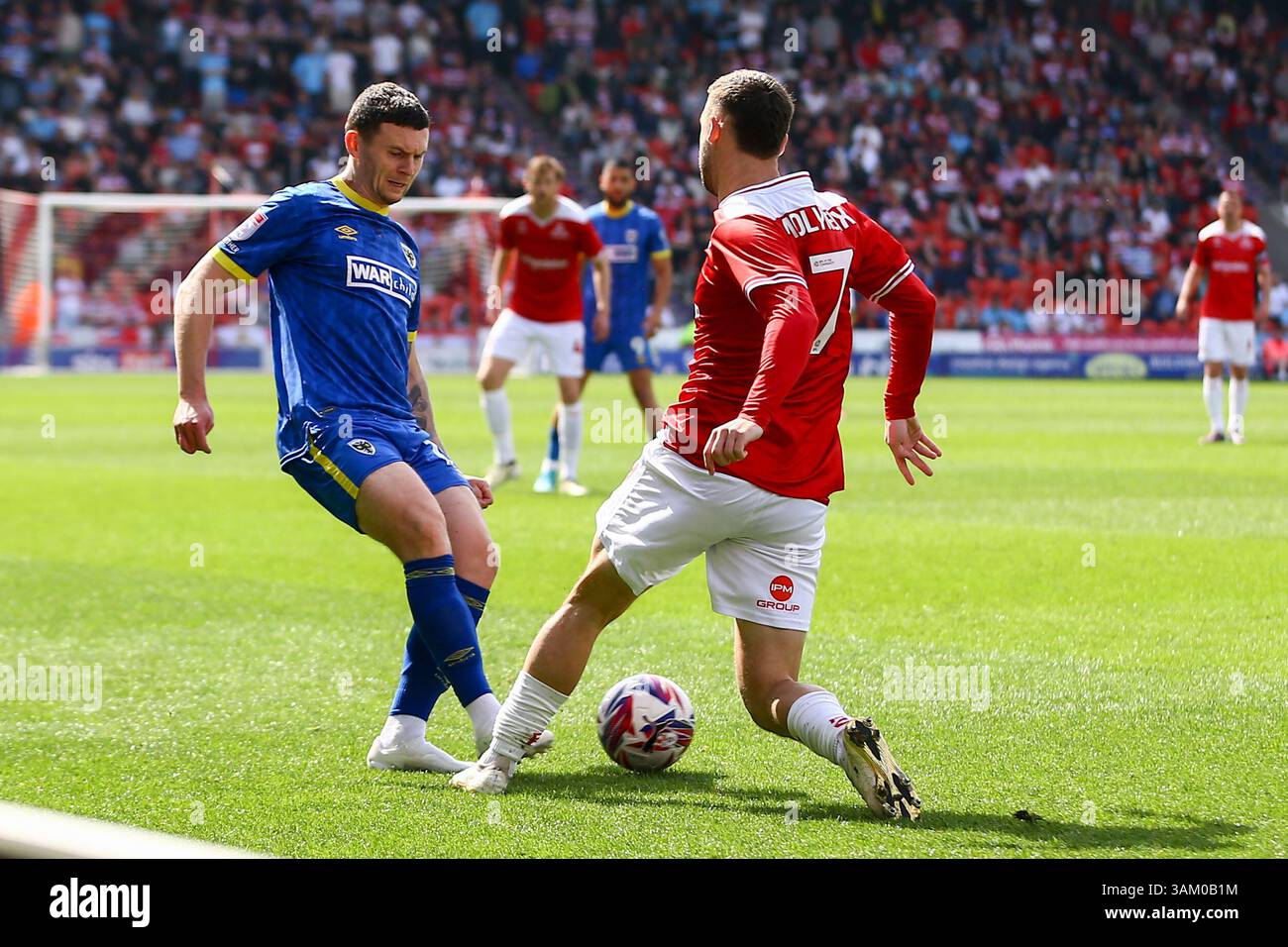 Eco - Power Stadium, Doncaster, England - 12th April 2025 Luke Molyneux ...