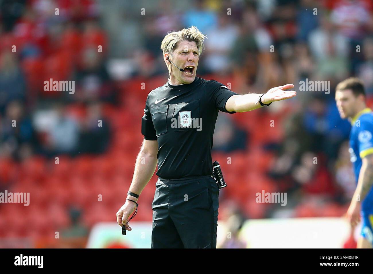 Eco - Power Stadium, Doncaster, England - 12th April 2025 Referee Neil ...