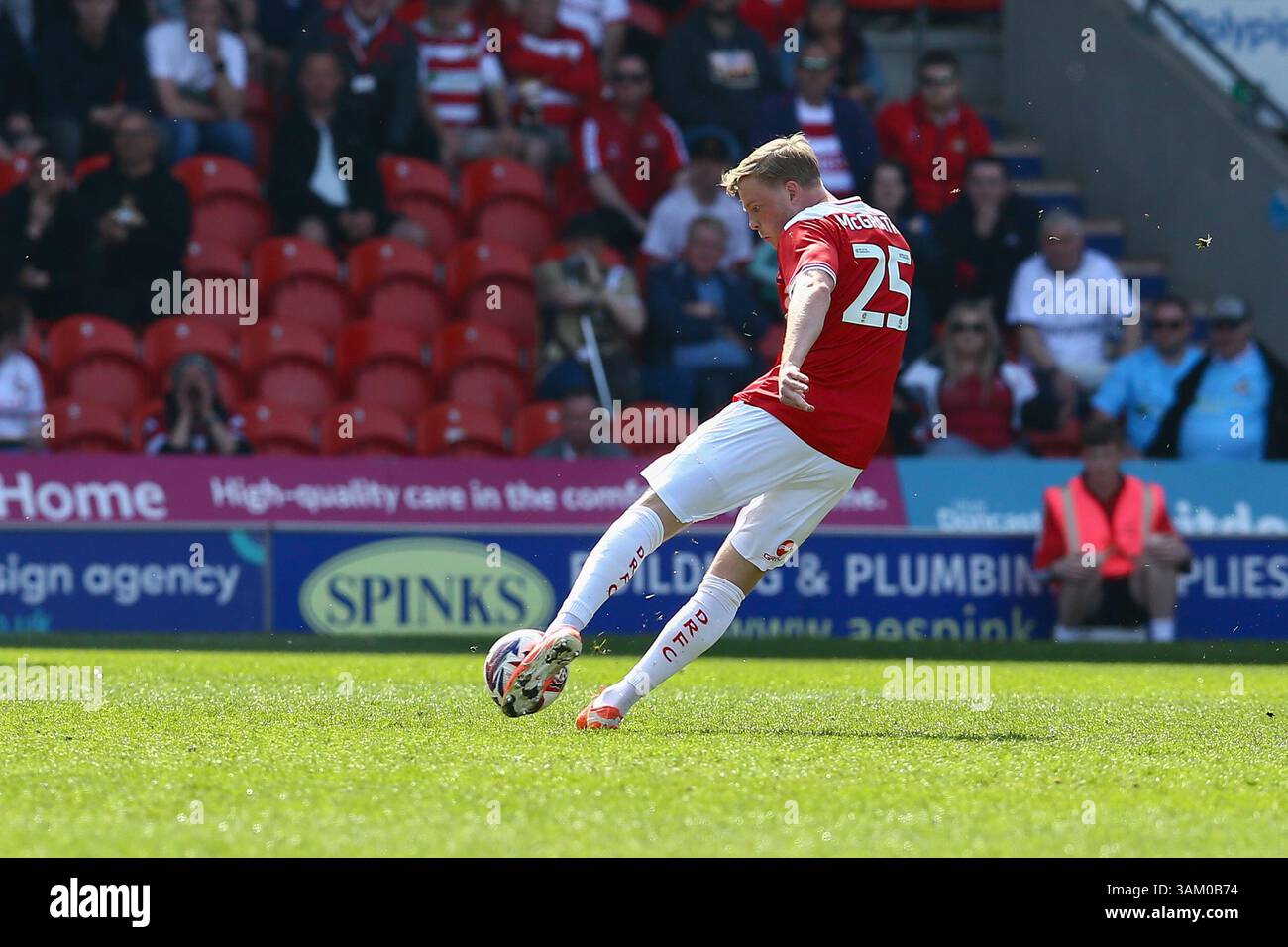 Eco - Power Stadium, Doncaster, England - 12th April 2025 Jay McGrath ...