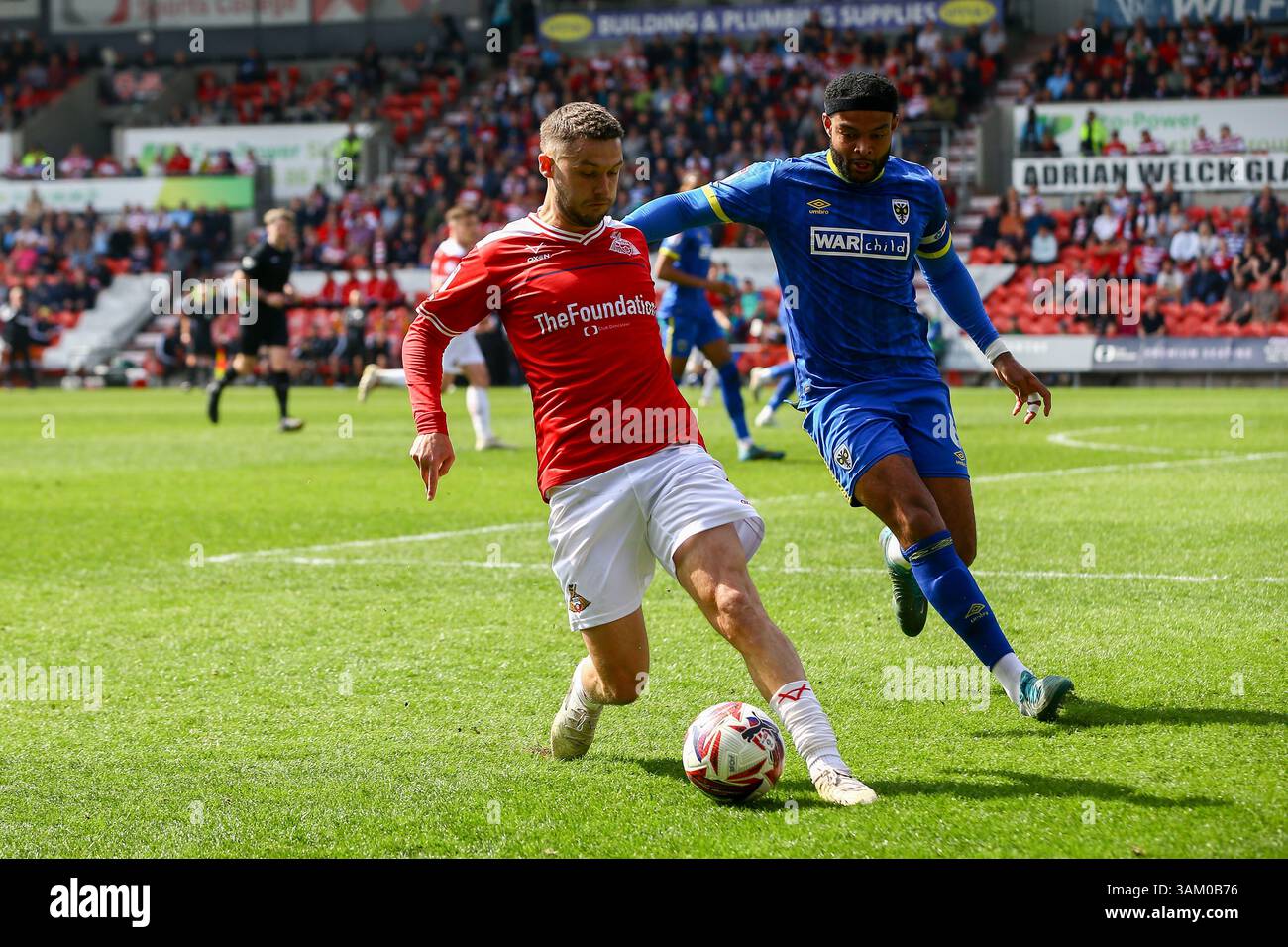 Eco - Power Stadium, Doncaster, England - 12th April 2025 Luke Molyneux ...