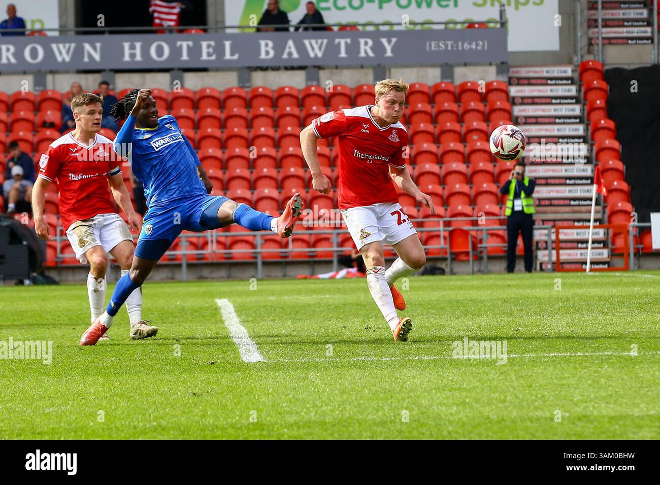 Eco - Power Stadium, Doncaster, England - 12th April 2025 Jay McGrath ...