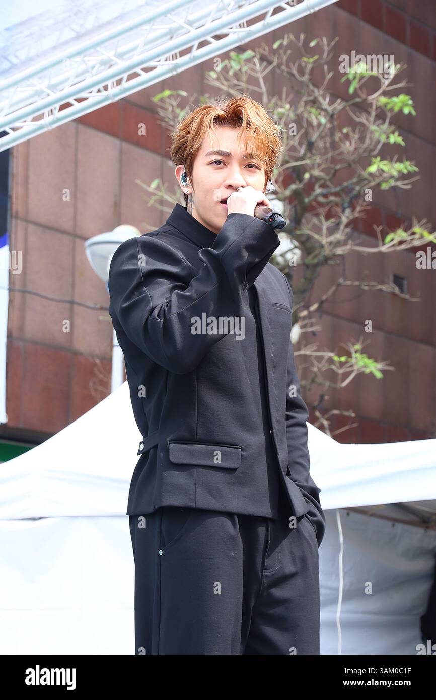 TAIPEI, CHINA - APRIL 13, 2025 - Hong Kong male singer Tyson Yoshi ...