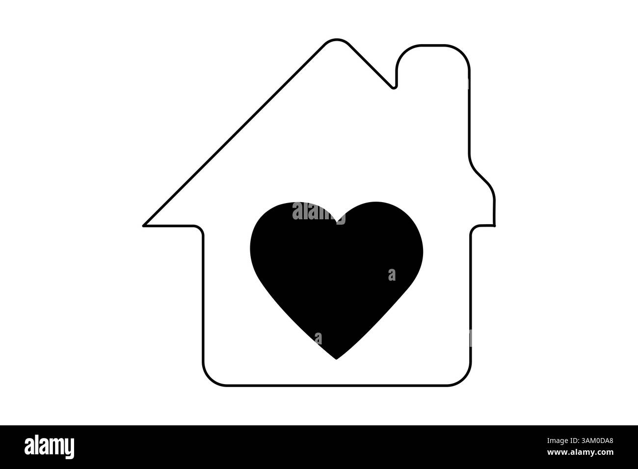 Love shape continuous one line drawing and simple valentines day vector ...