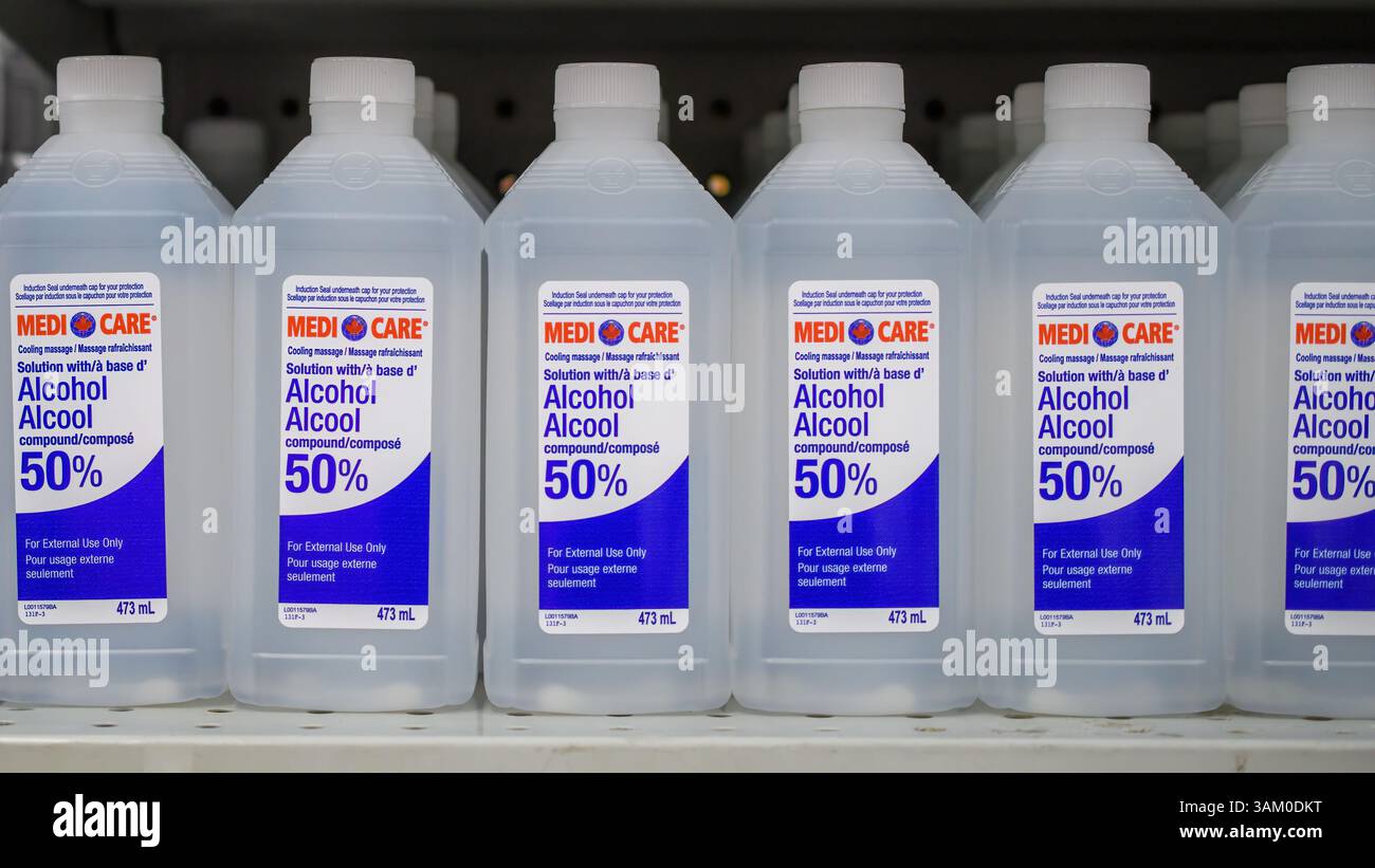 Rubbing alcohol label hi-res stock photography and images - Alamy