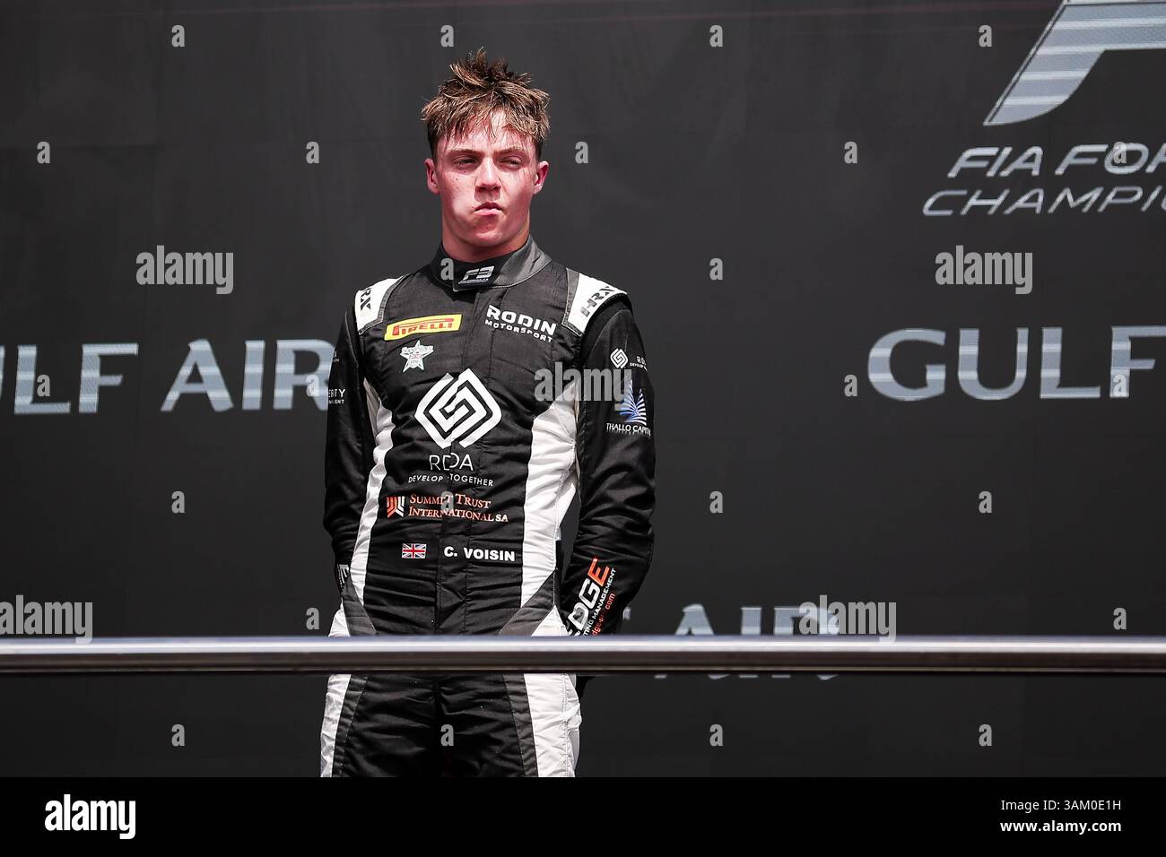 VOISIN Callum (gbr), Rodin Motorsport, Dallara F3 2025, portrait podium ...