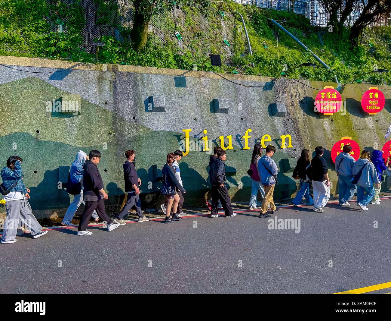 Ruifang, Nouveau Taipei, Jioufen, Jiufen, Crowd People, Teenagers ...