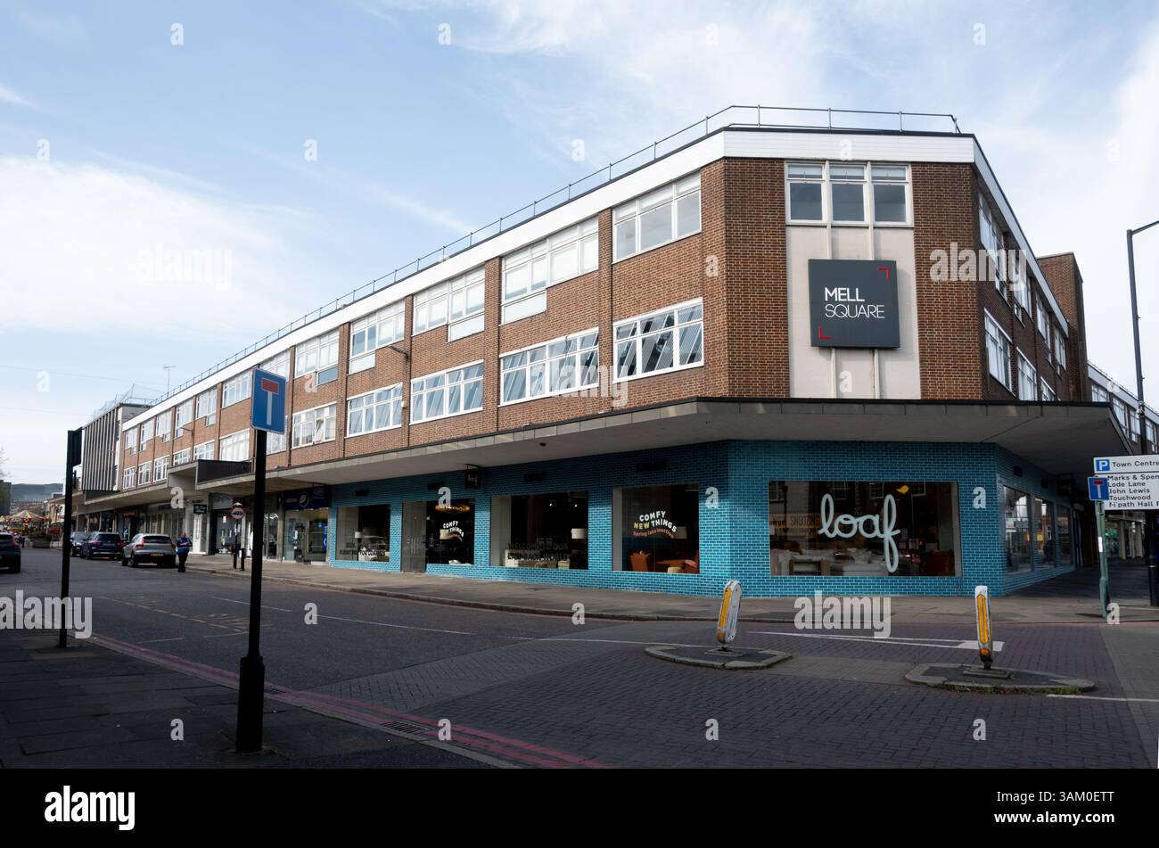 Mill Lane, Solihull town centre, West Midlands, England, UK Stock Photo ...
