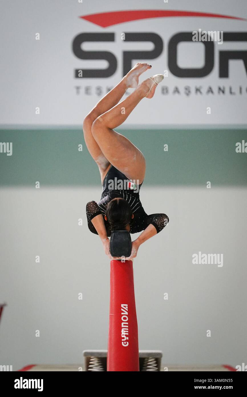 ANTALYA, TURKIYE - MARCH 23, 2025: Michelle PINEDA performing on the ...