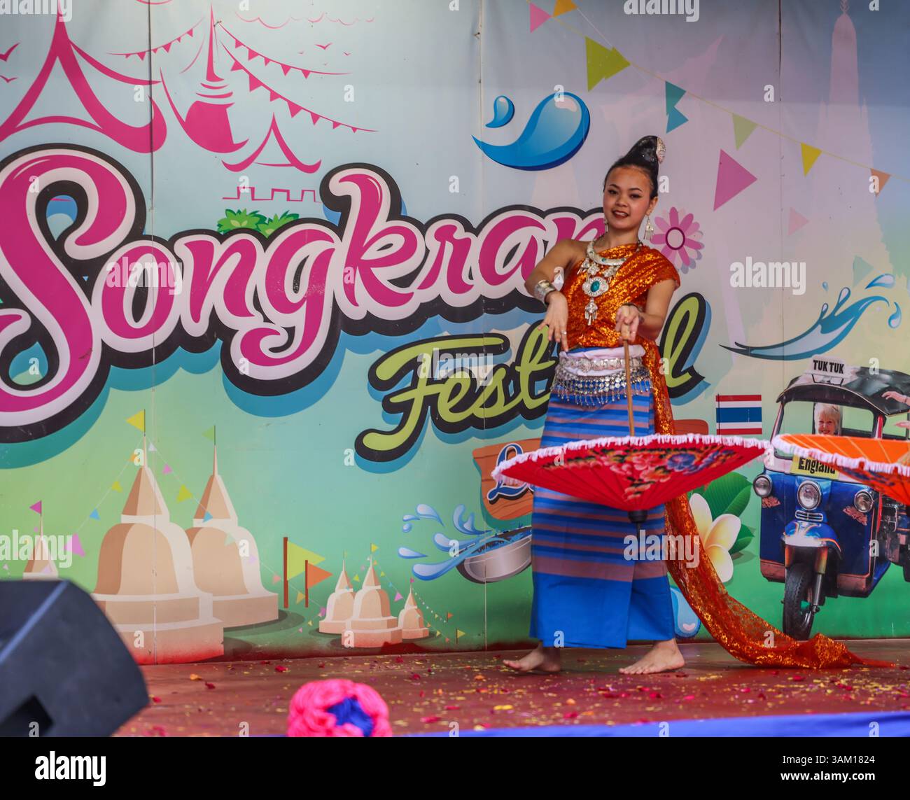 buddhapadipa Temple, Wimbledon, London 13 April 2025 The Songkran ...