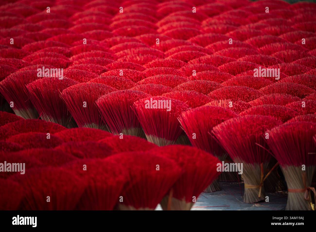 (250413) --HANOI, April 13, 2025 (Xinhua) -- This photo shows bundles ...