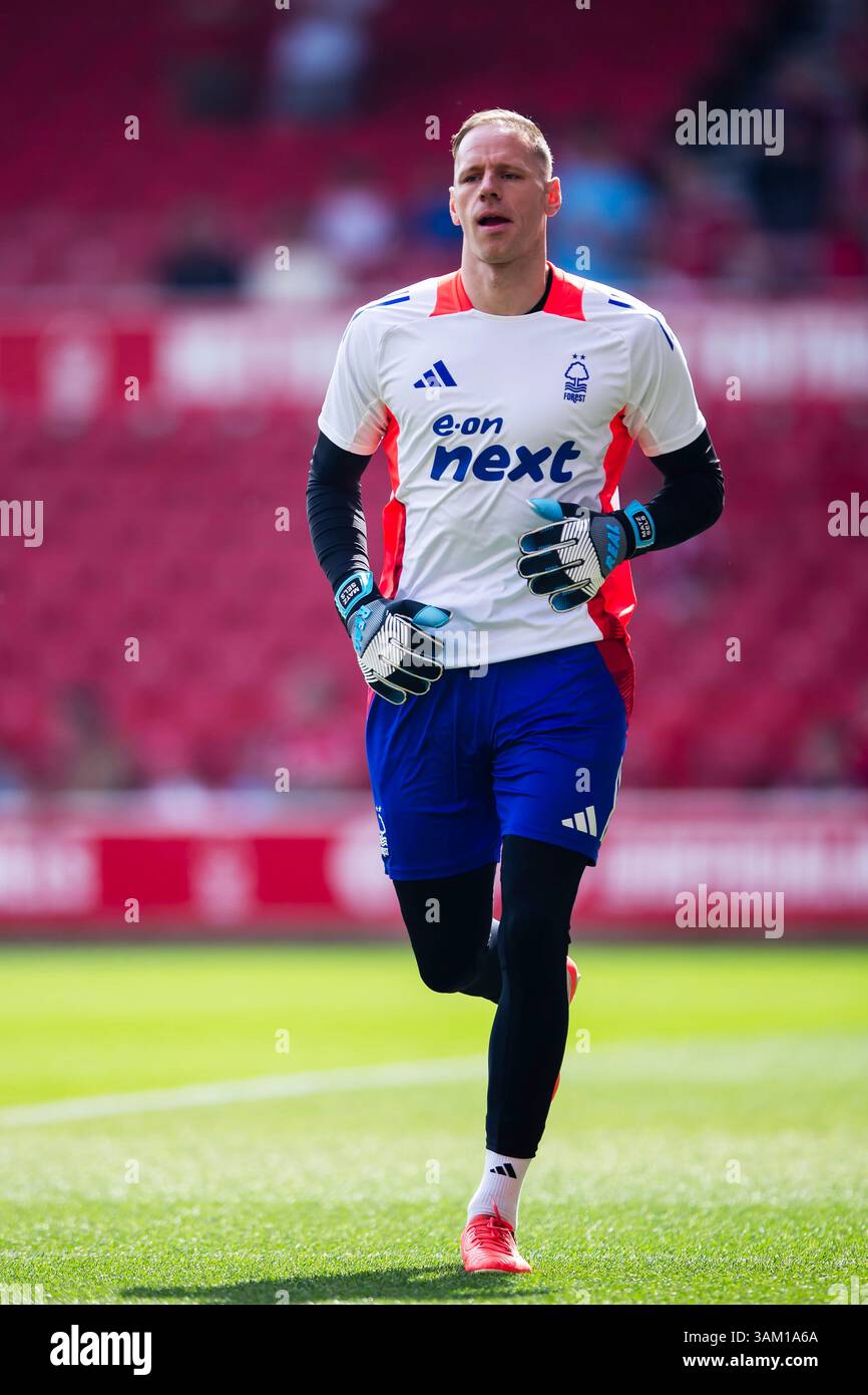 The City Ground, Nottingham, UK. 12th Apr, 2025. Premier League ...