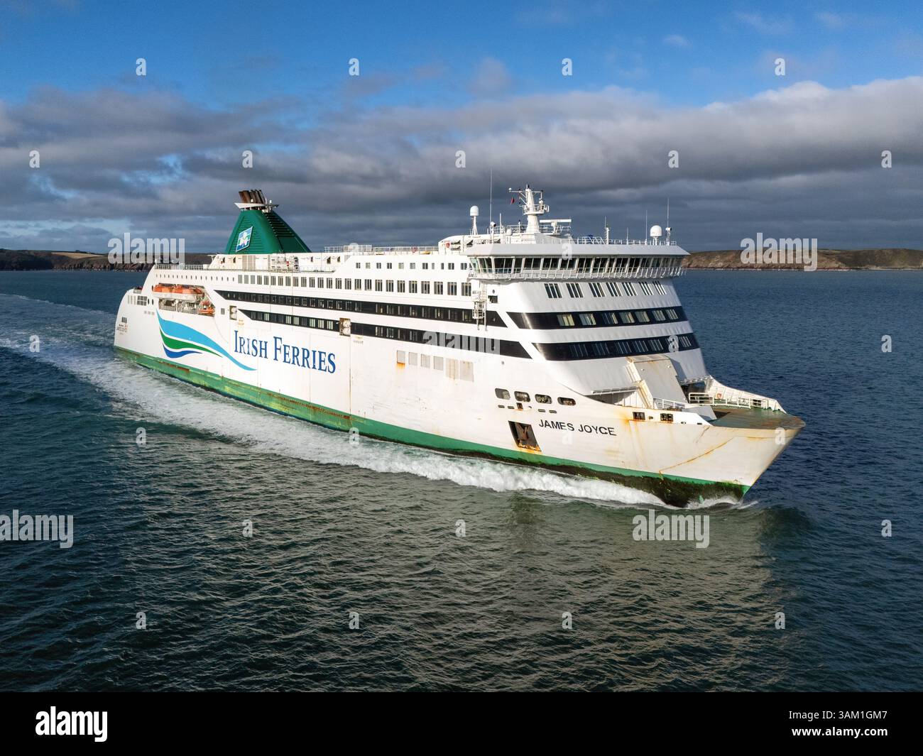 James Joyce, an Irish Sea ferry operated by Irish Ferries between Dublin and Holyhead Stock ...