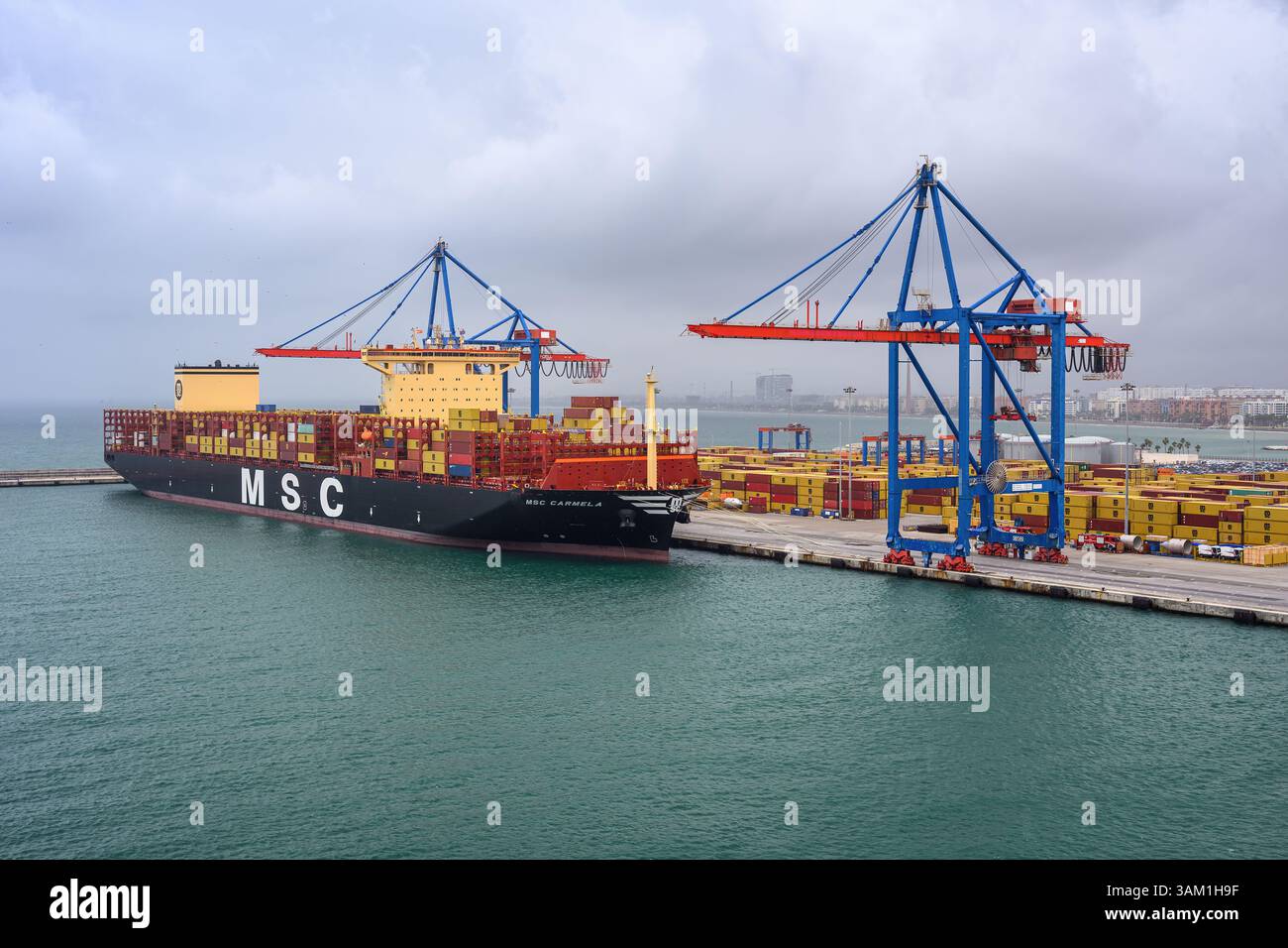 MSC Carmela, an Ultra Large Container Carrier, operated by the ...
