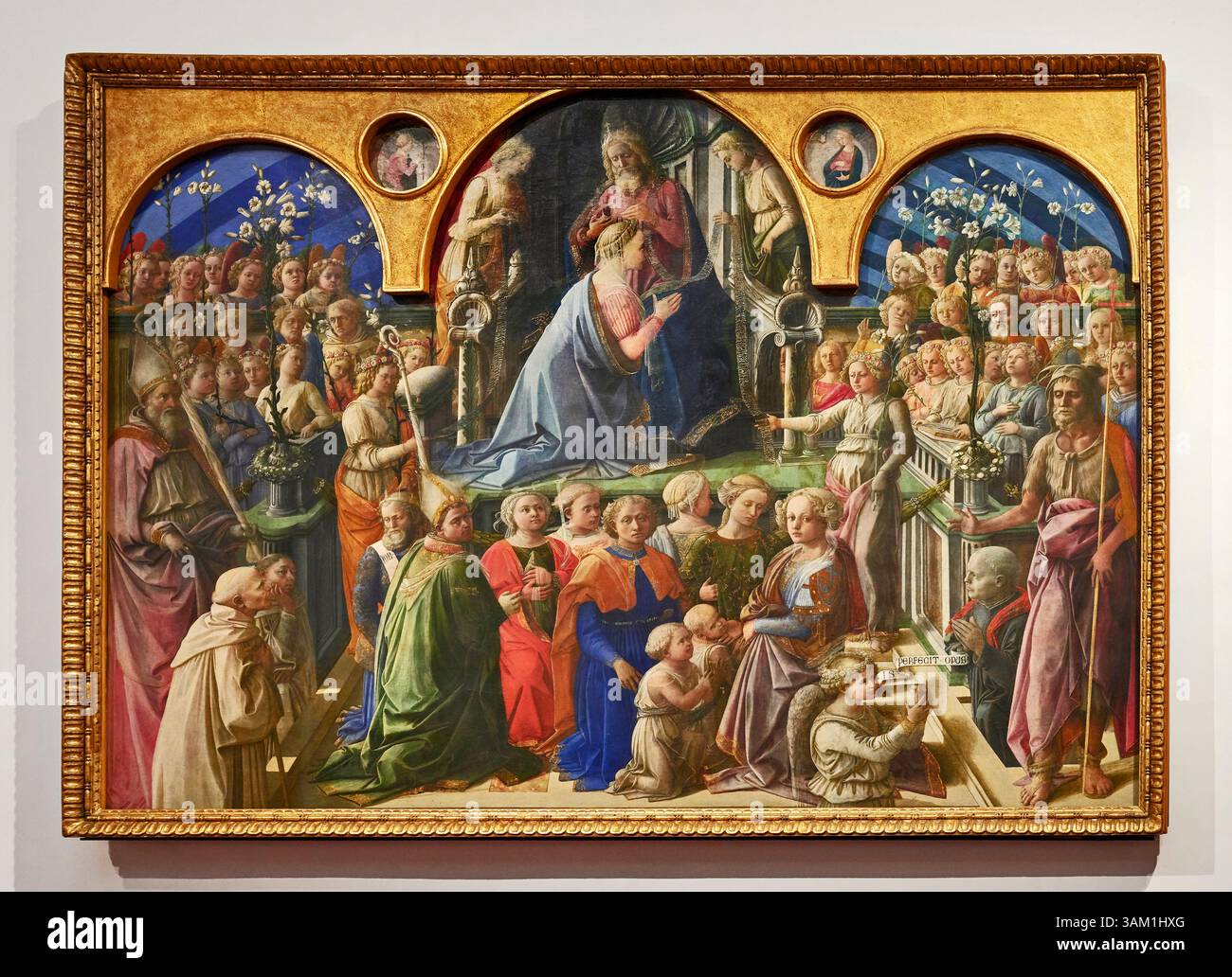 Incoronazione della Vergine - tempera su tavola - Filippo Lippi - 1439/1447 - Firenze, Galleria ...