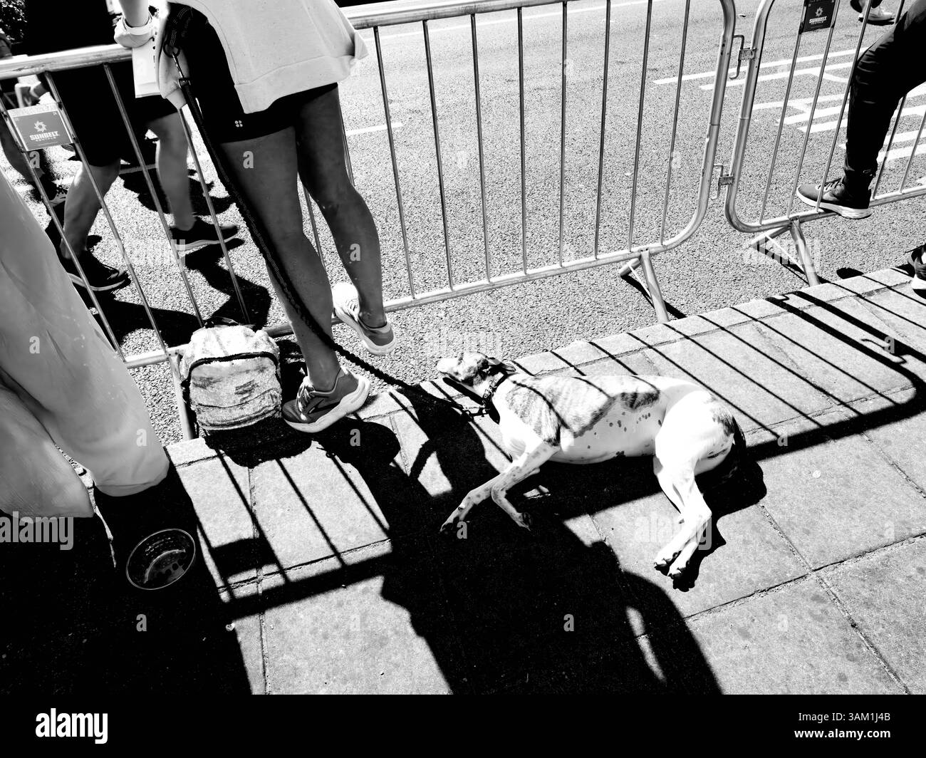 Crowds on the streets of Brighton, England, UK for the 2025 marathon on ...
