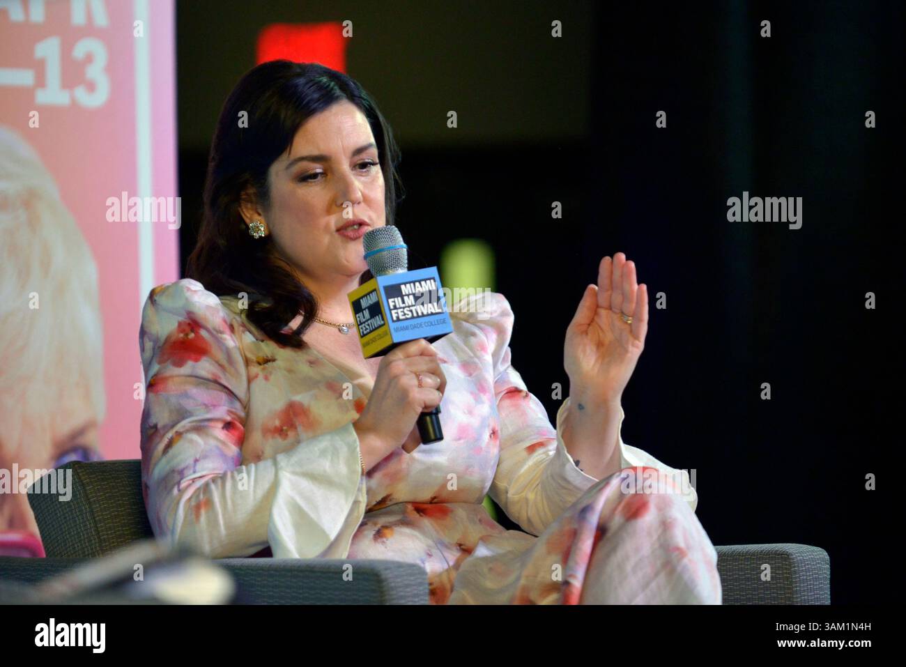 MIAMI, FLORIDA - APRIL 12: Actress Melanie Lynskey in conversation with ...