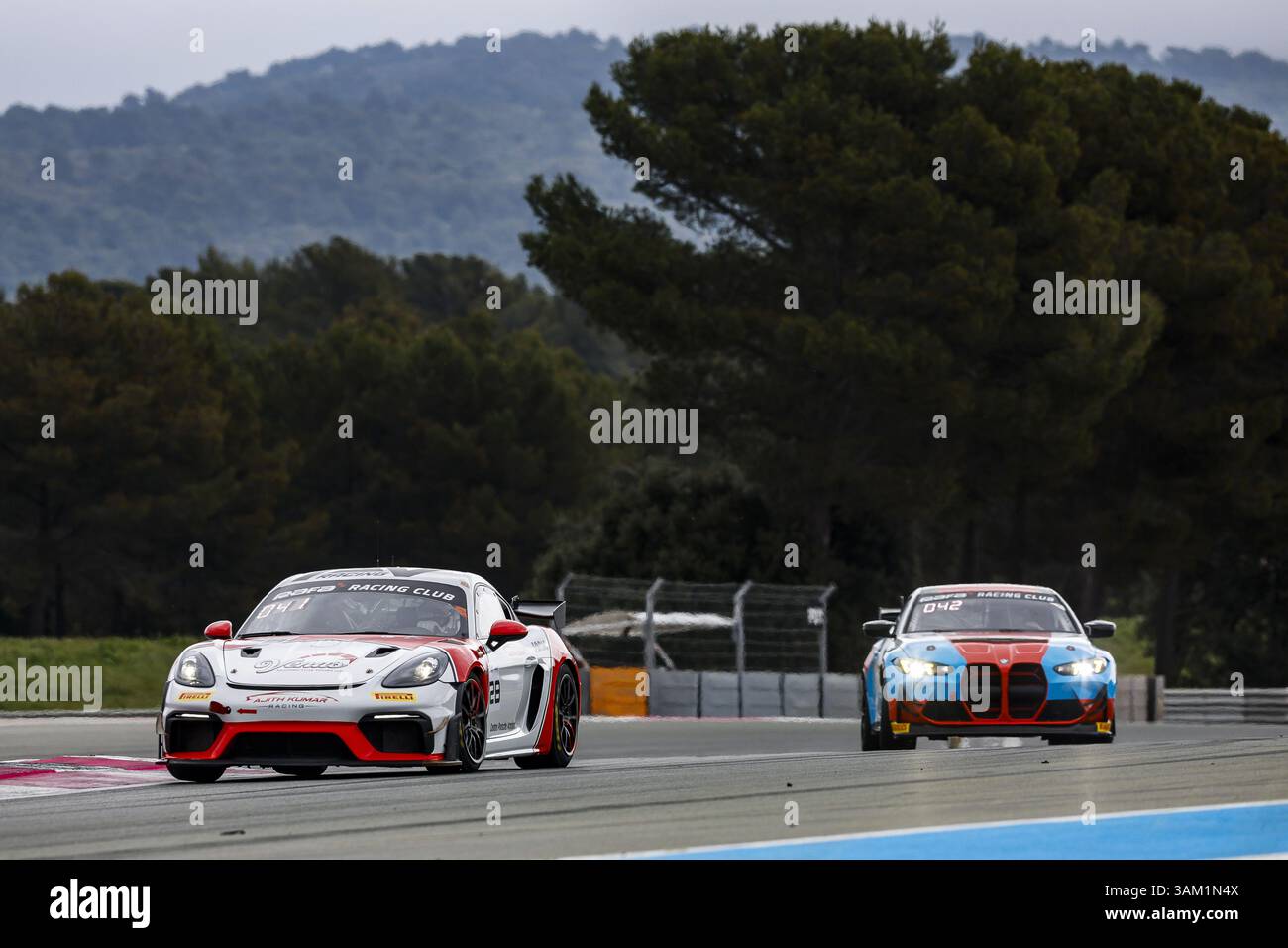 28 Ajith KUMAR (IND), AV Racing , Porsche 718 Cayman GT4 RS CS Am ...