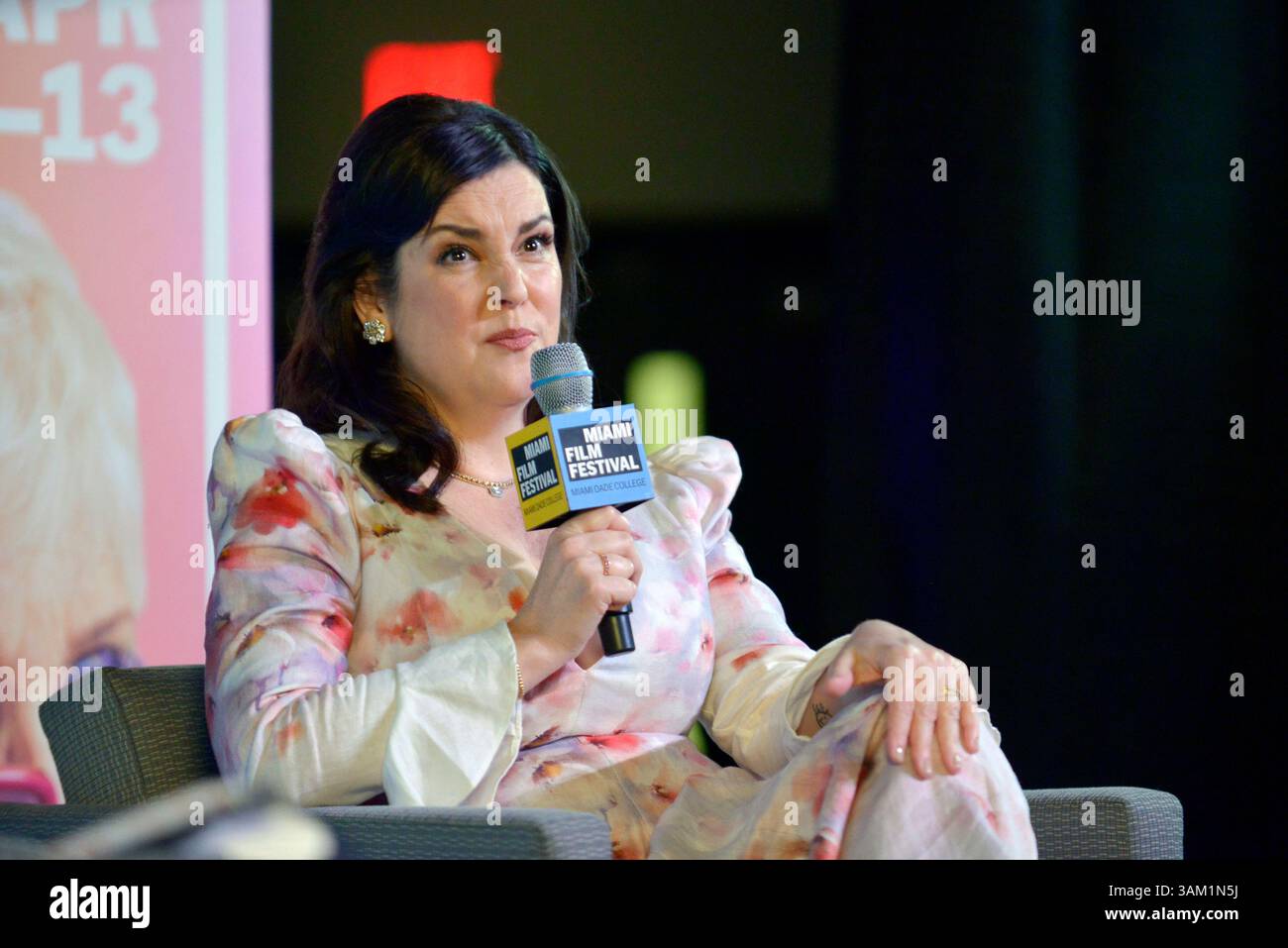 MIAMI, FLORIDA - APRIL 12: Actress Melanie Lynskey in conversation with ...