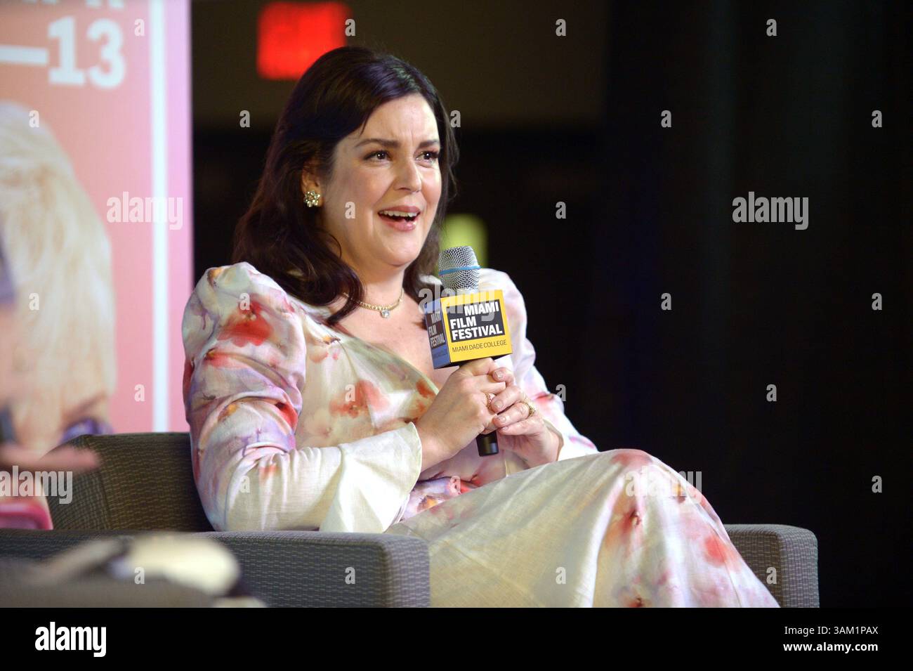 MIAMI, FLORIDA - APRIL 12: Actress Melanie Lynskey in conversation with ...